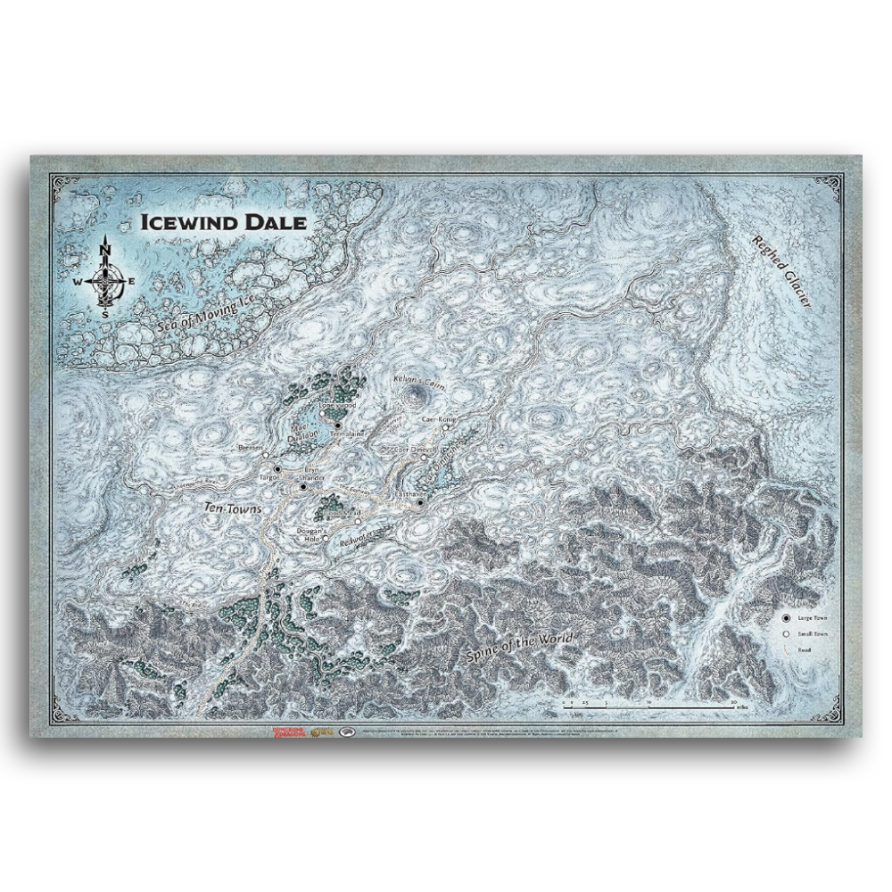 Icewind Dale - Vinyl Map - Cantrip